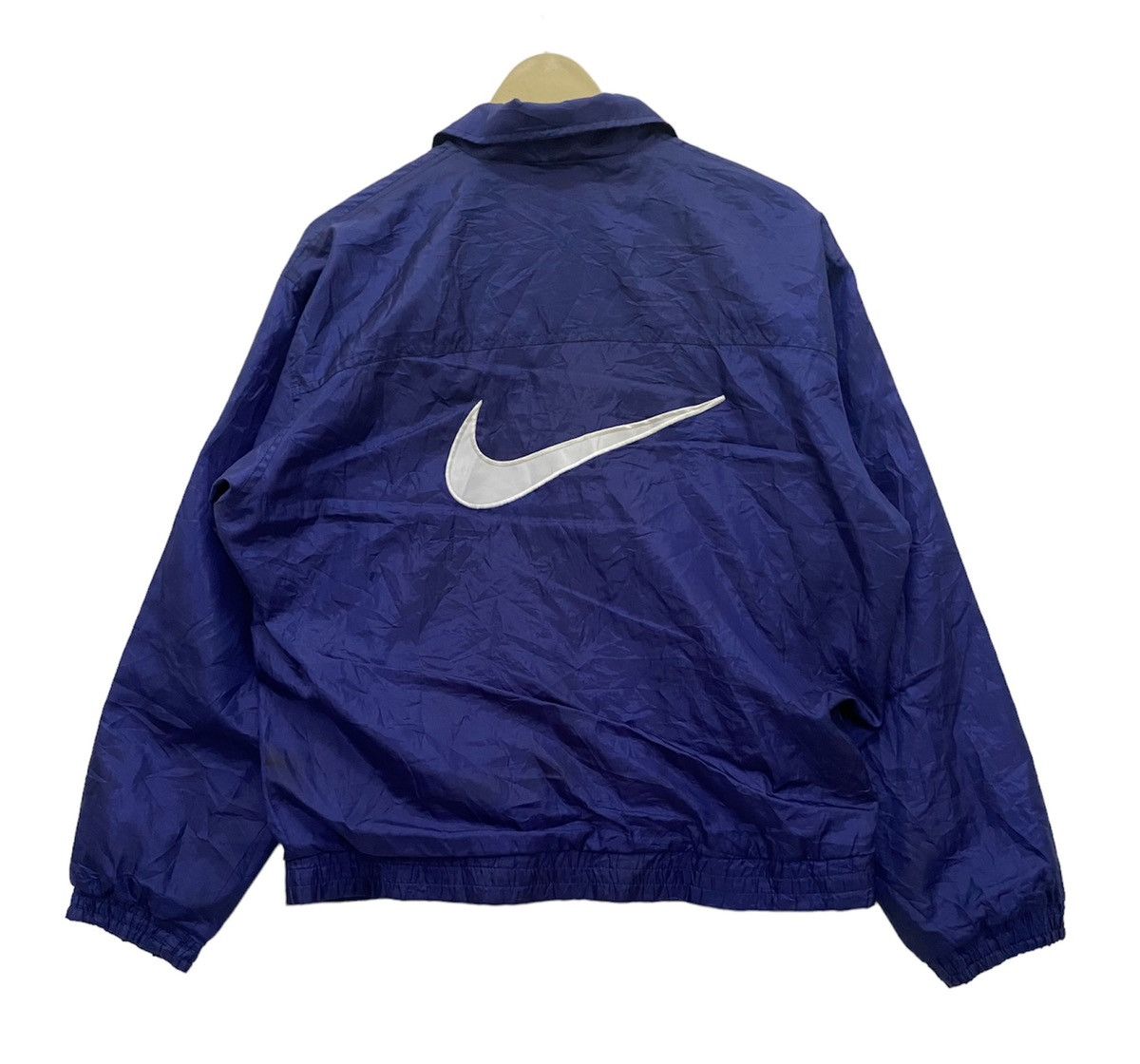 Nike Vintage Nike Embroidery Big Logo Swoosh jacket | Grailed