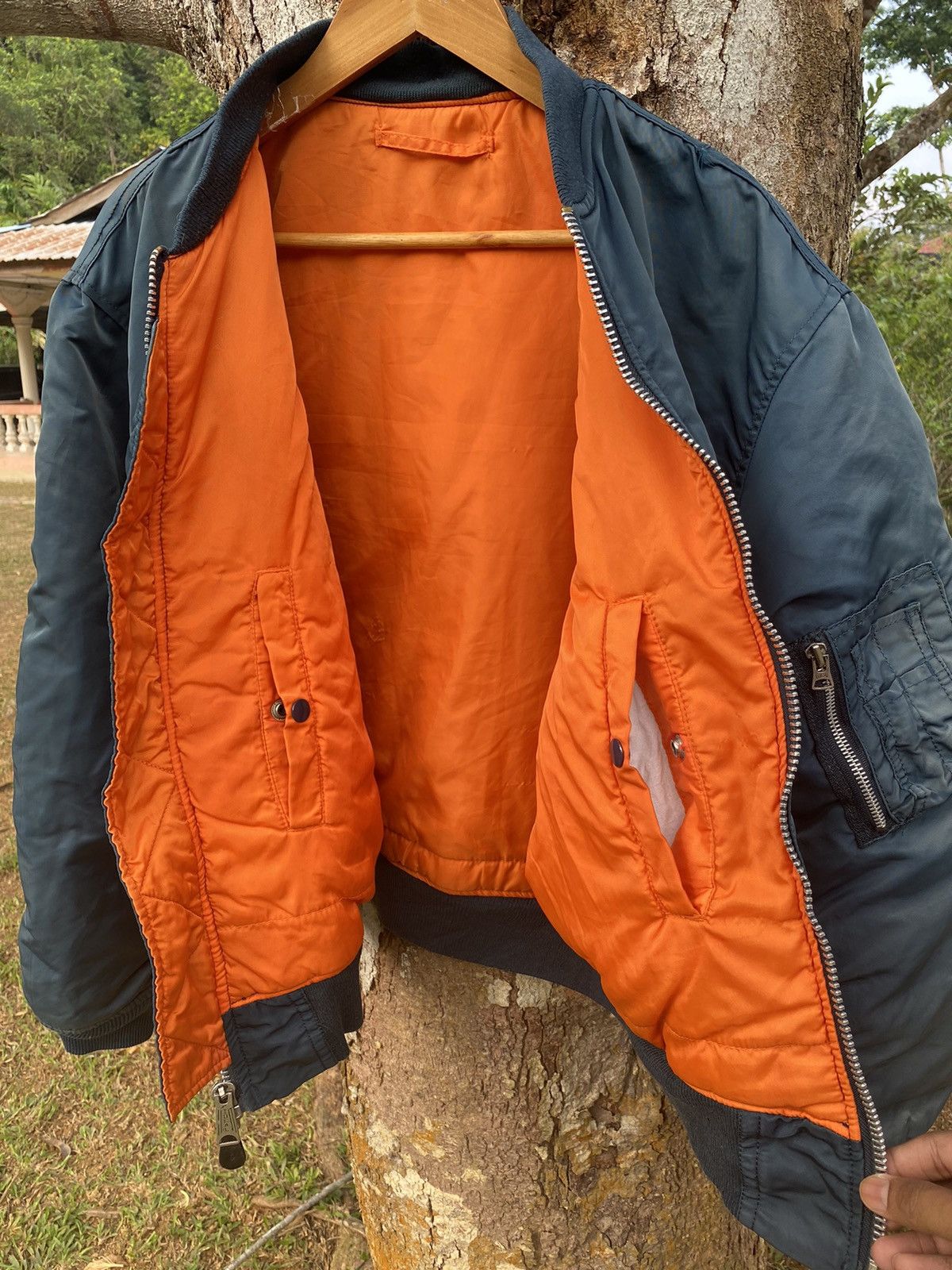 Vintage Vintage ALPHA INDUSTRIES MA-1 Man Intermediate Bomber Jacket | Grailed