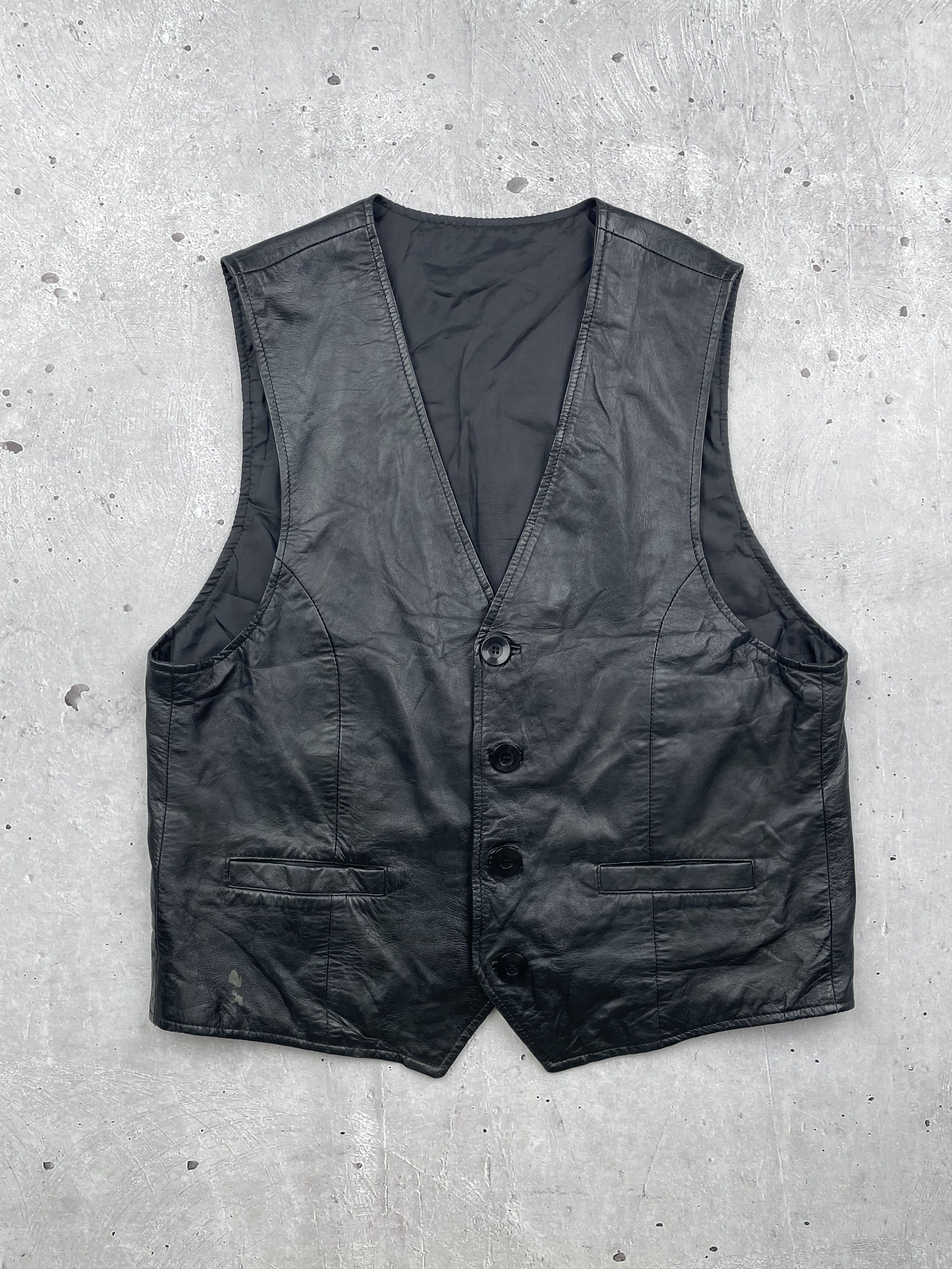 Avant Garde × Japanese Brand × Vintage Vintage Leather Vest | Grailed