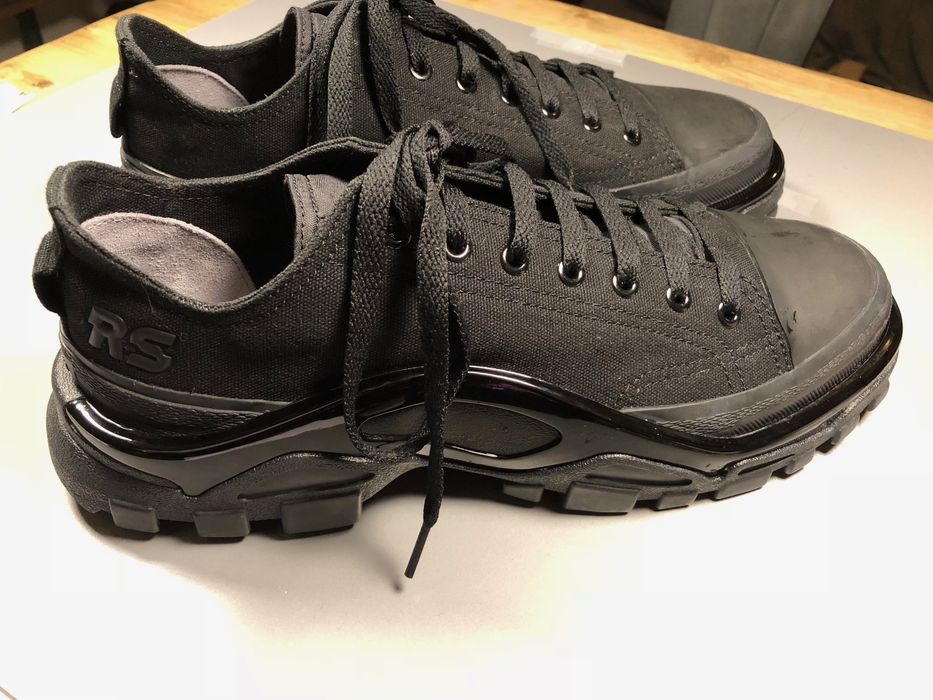Raf Simons Raf Simons x Adidas New Detroit Runner Black | Grailed