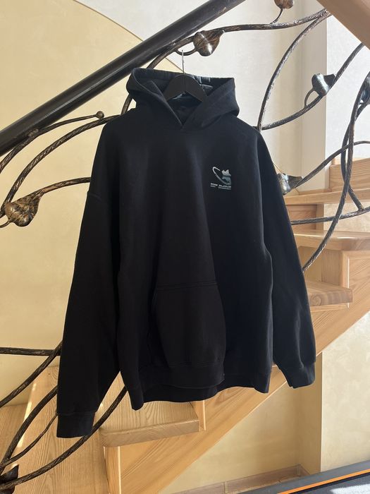 Vlone POP SMOKE BLUE ROSE HOODIE | Grailed