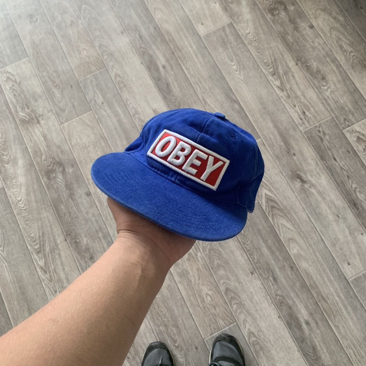 Obey Obey Box Logo supreme style rap 90s cap | Grailed