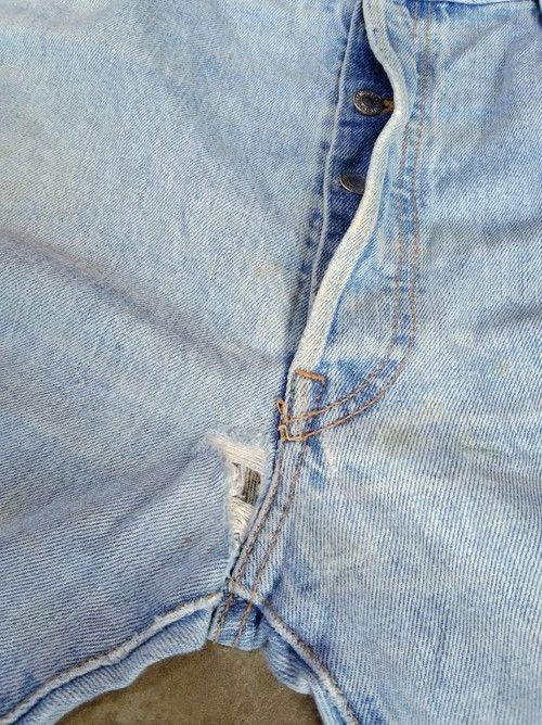 Levi's Vintage Levi's 501 Distressed Jeans 36x32 | Grailed