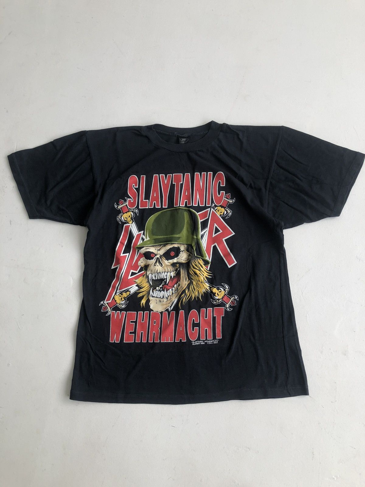 Band Tees × Rock T Shirt × Vintage Vintage 1990 Slayer Slaytanic ...