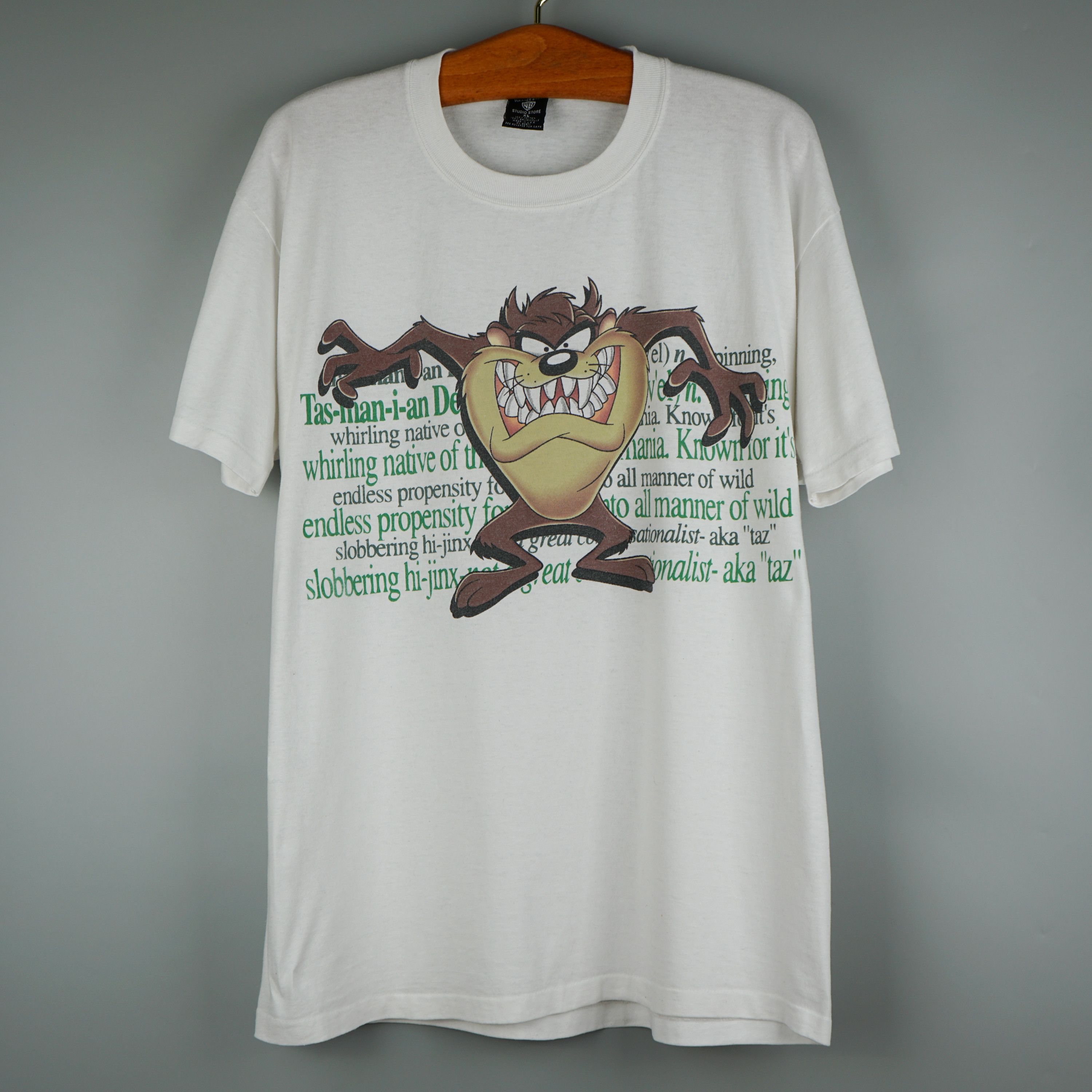 Vintage 1990s Tasmanian Devil TAZ t-shirt | Grailed