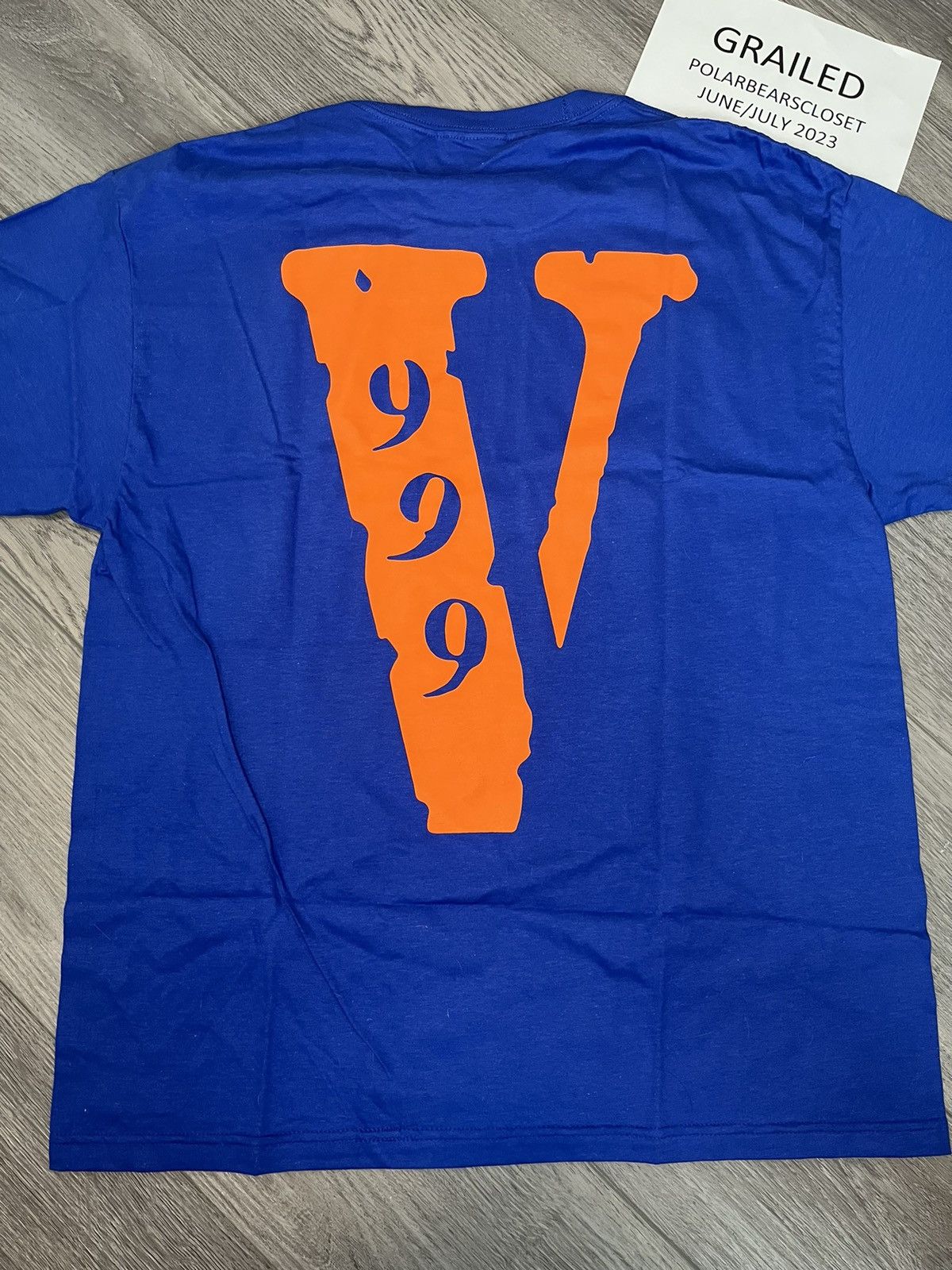 Vlone Vlone Juice WRLD 999 Tee Blue | Grailed