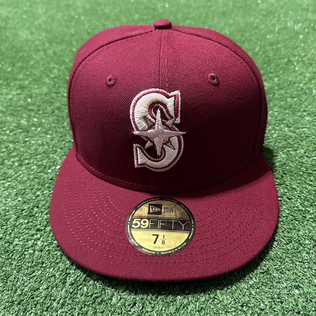 Hat Club × New Era Hat club exclusive red velvet Seattle mariners ...
