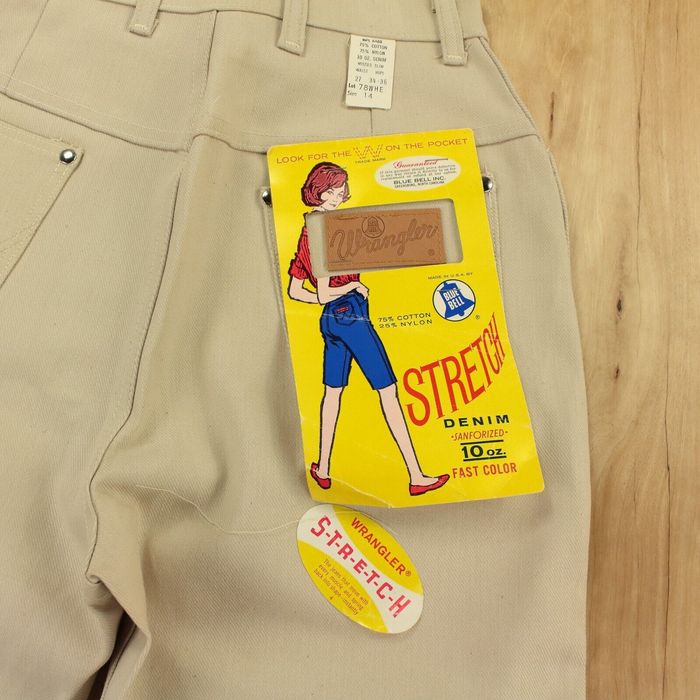 Wrangler deadstock nos nwt vtg WRANGLER sanforized clam diggers jean ...