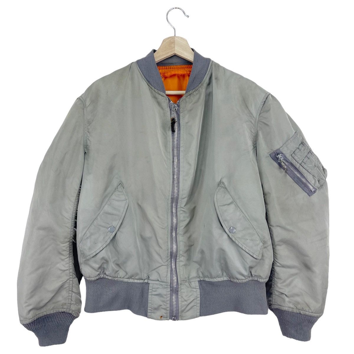 Alpha Industries Vintage Alpha Industries Flyers Ma-1 Bomber Jacket | Grailed