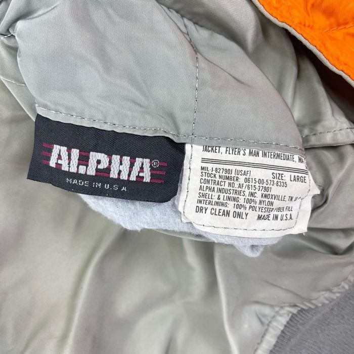 Alpha Industries Vintage Alpha Industries Flyers Ma-1 Bomber Jacket | Grailed
