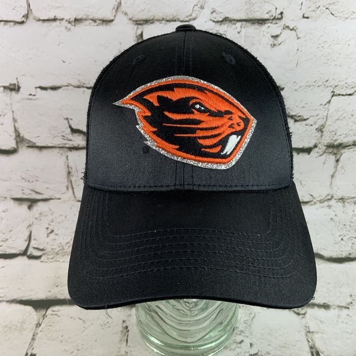 Top Of The World OSU Beavers Ball Cap Hat Vented Strapback Black Orange ...