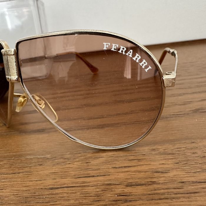 Ferrari FERRARI FOLDING AVIATOR RACING SUNGLASSES 70'S 80'S TOP GUN ...