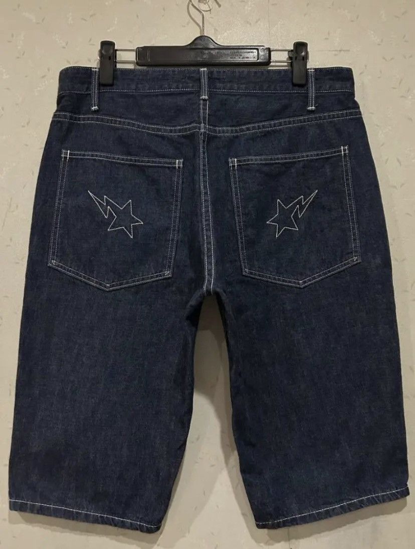 Bape 🇯🇵Rare🇯🇵 Bape Bapestar Half Denim | Grailed