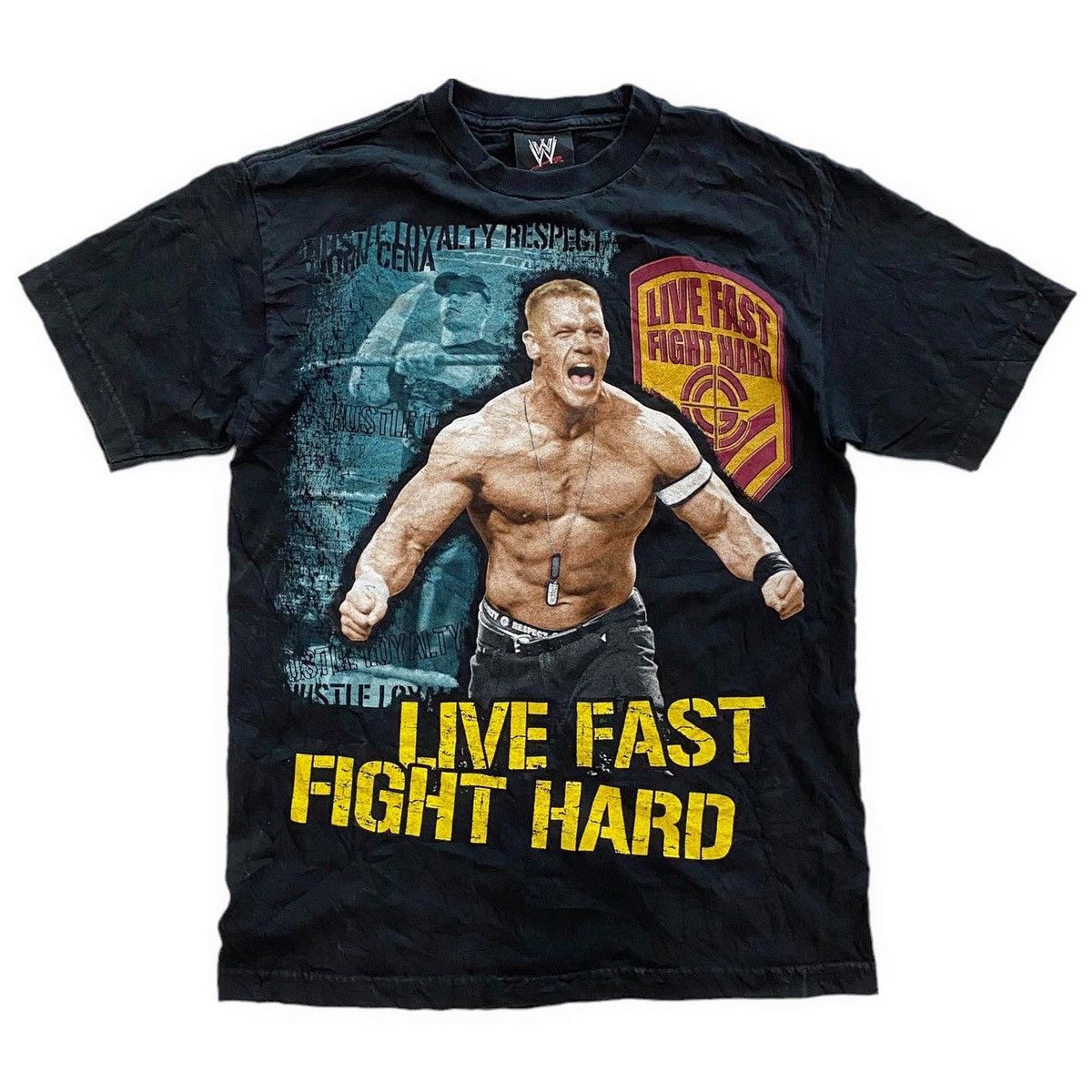 Vintage × Wwe × Wwf Vtg.00s WWE John Cena - Live Fast Fight Hard | Grailed