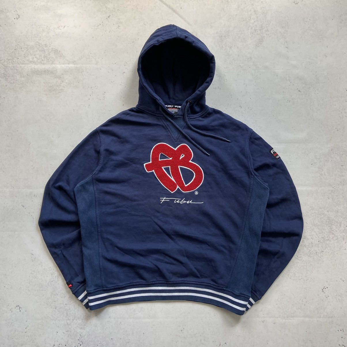 Vintage Fubu Vintage Embroidered Logo 90s Rap Hoodie American | Grailed