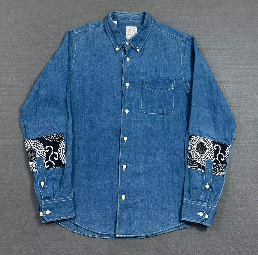 Visvim VISVIM LUNGTA PATCH SHIRT L/S CHAMBRAY | Grailed