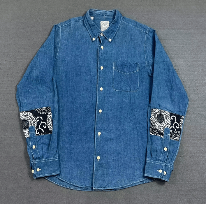 Visvim VISVIM LUNGTA PATCH SHIRT L/S CHAMBRAY | Grailed