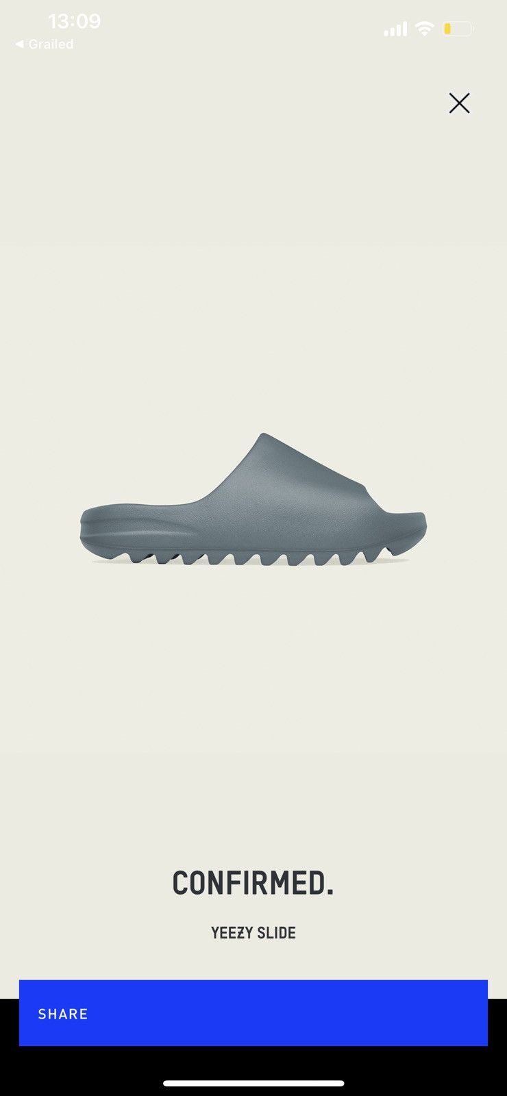 Adidas × Kanye West YEEZY SLIDE SLATE MARINE YZY | Grailed