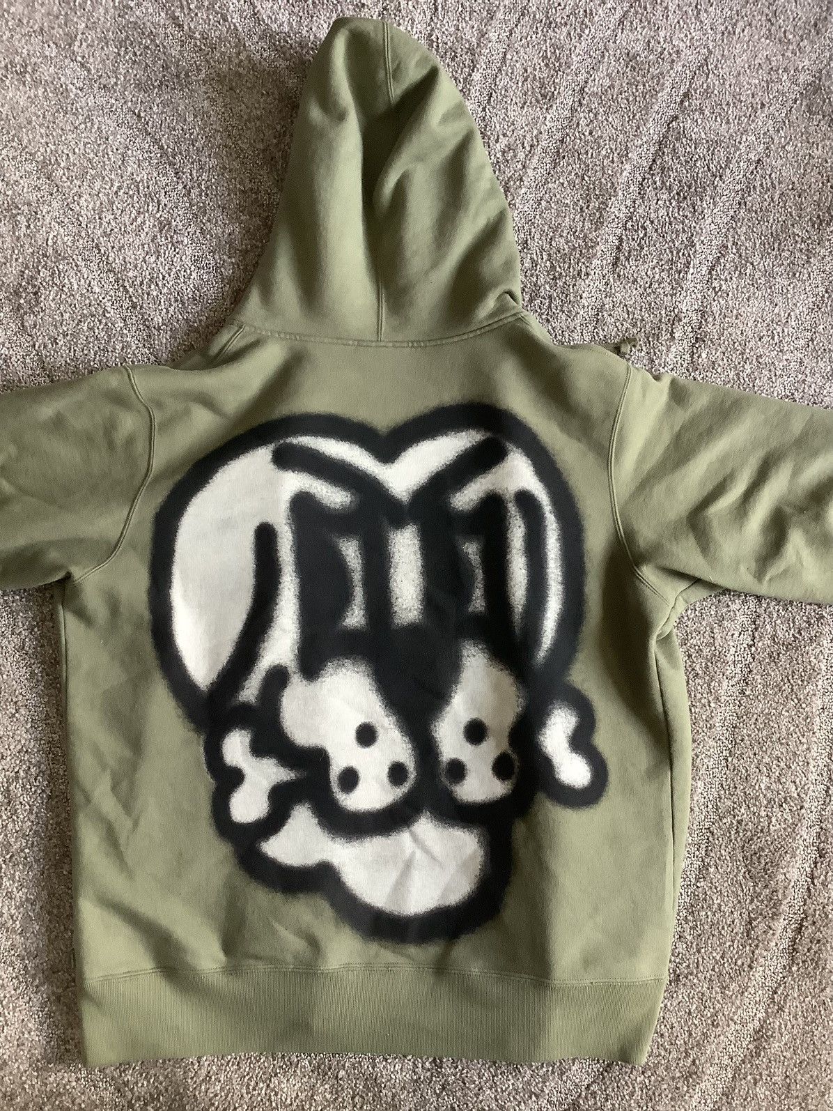 Supreme Supreme Bone Zip Sweatshirt | Grailed