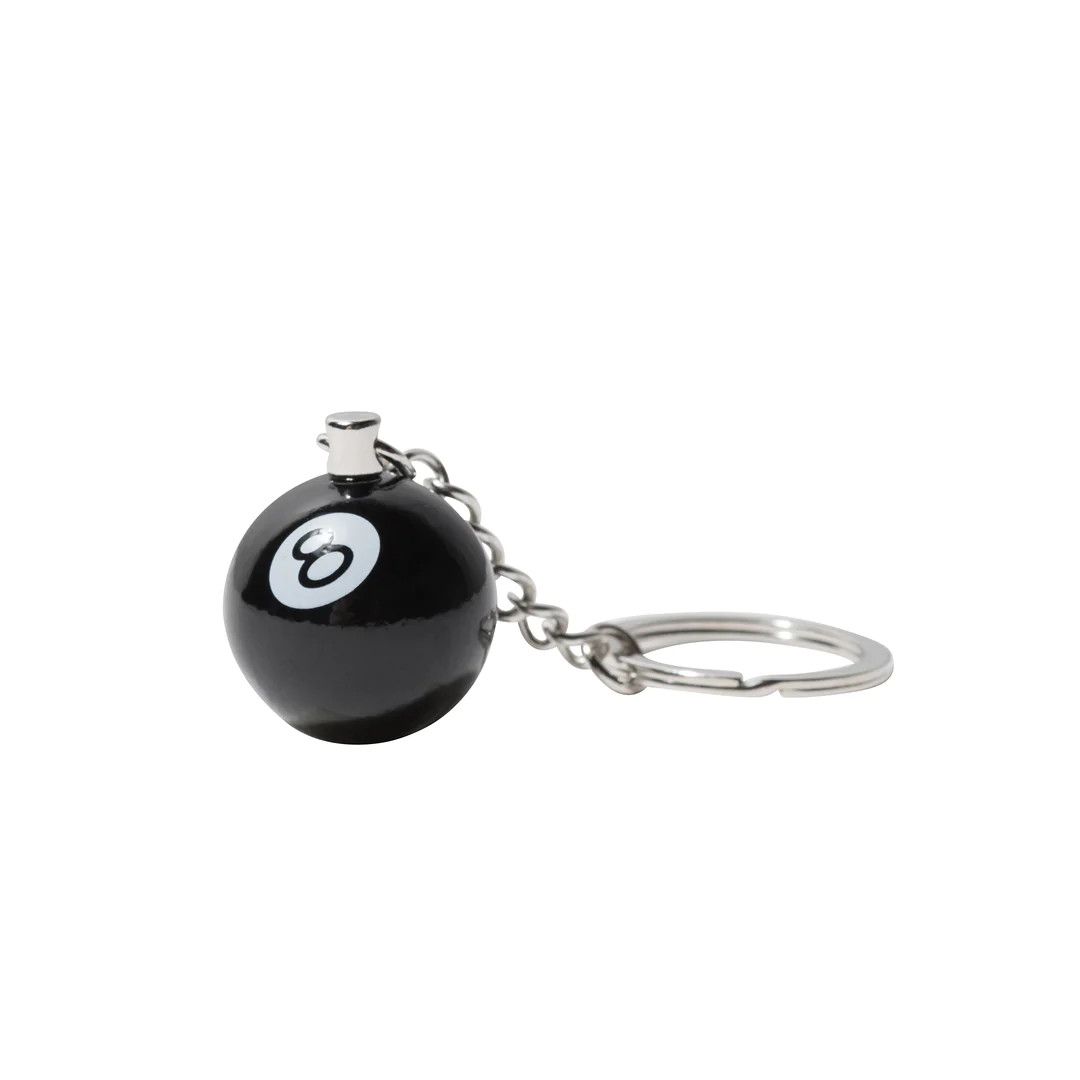 Streetwear × Stussy Stussy Lucky 8ball Billiards Hype Streetwear Keychain Fob | Grailed