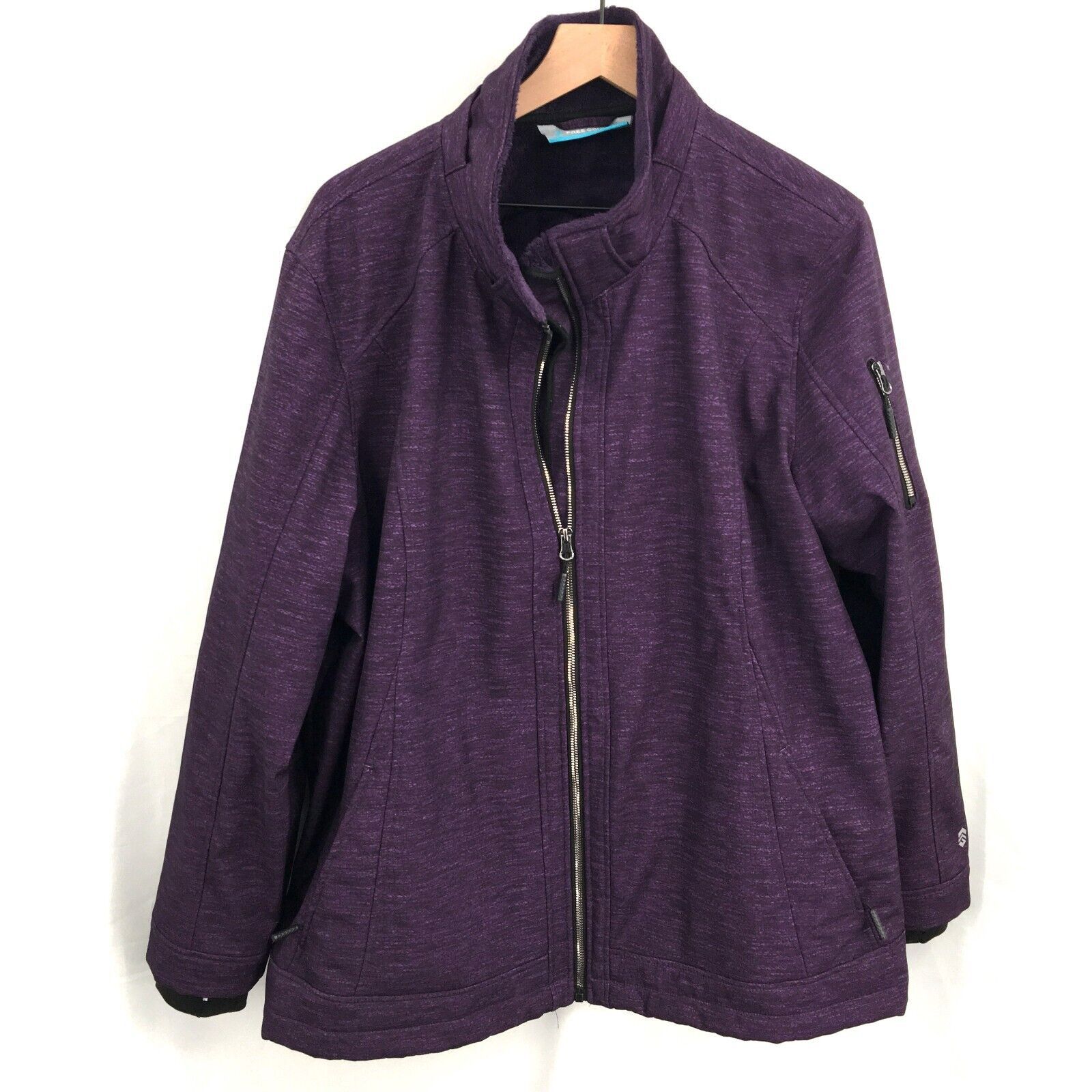 Free Country FREE COUNTRY Fleece Lined Zip-Front outdoor ski winter ...