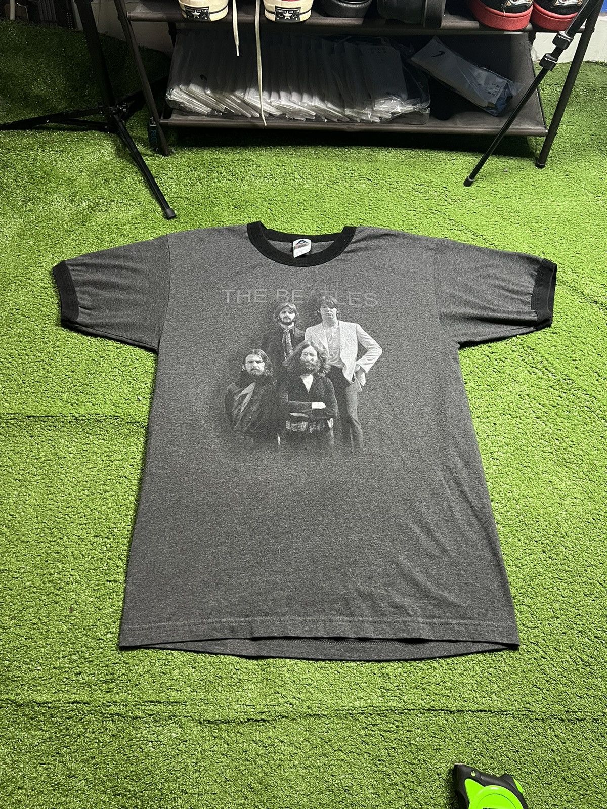 Band Tees × Streetwear × Vintage vintage the beatles grey ringer band ...
