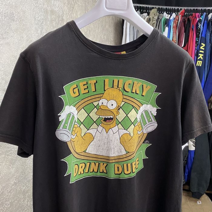 Vintage The Simpsons vintage sun faded t shirt Homer tee Y2K XL | Grailed