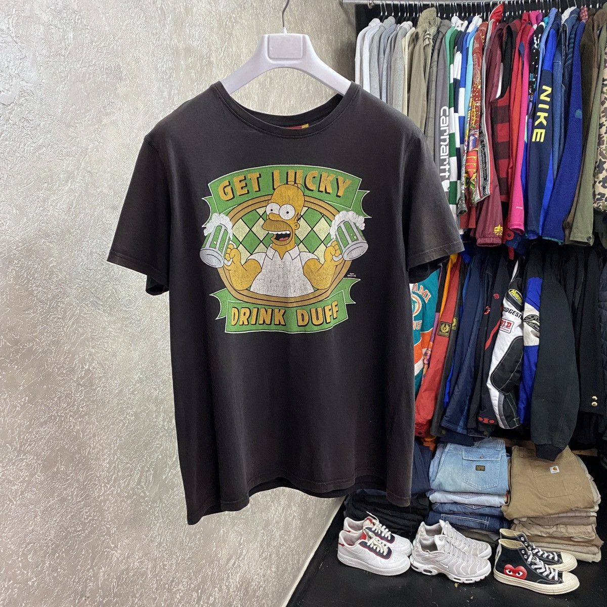 Cartoon Network × The Simpsons × Vintage The Simpsons vintage sun faded ...