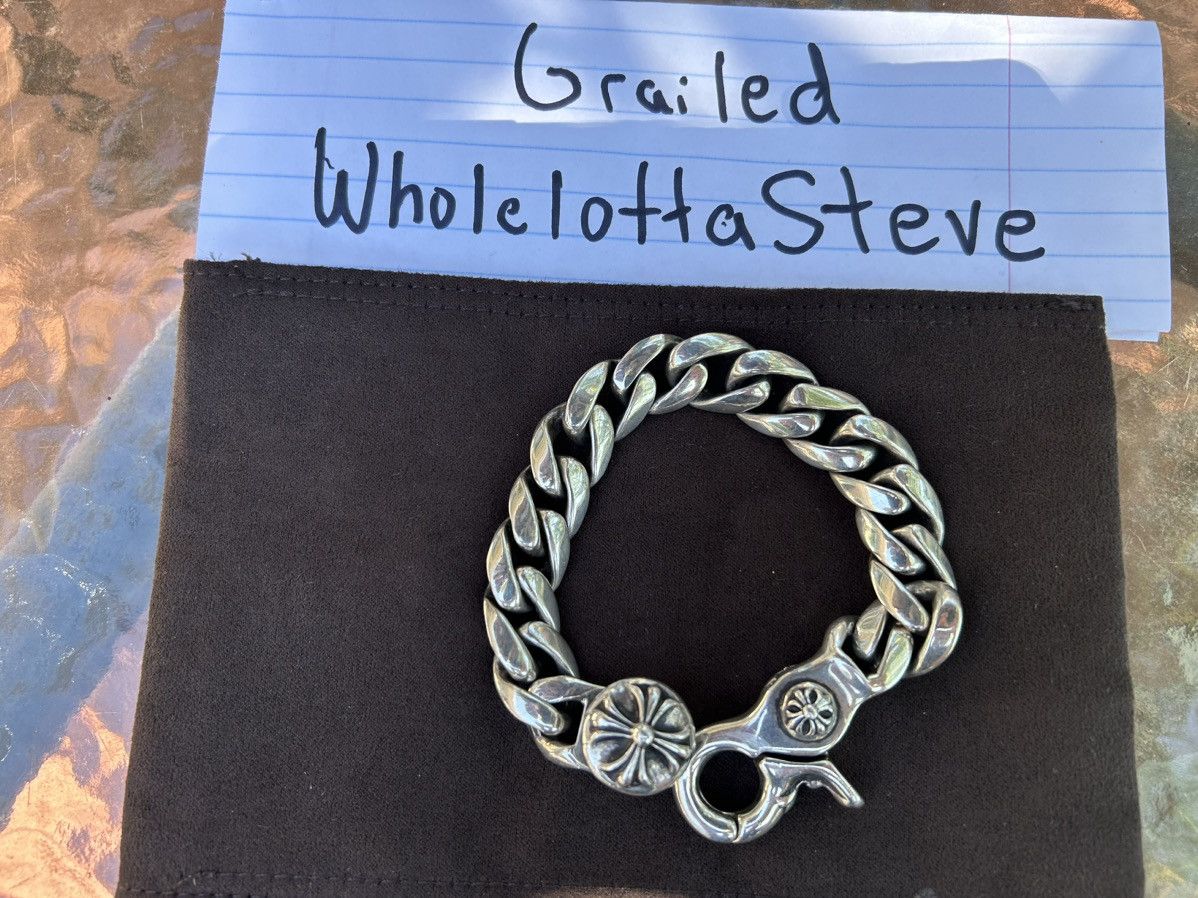 Chrome Hearts *LAST DROP Chrome Hearts Classic Link Bracelet Lobster Clasp | Grailed