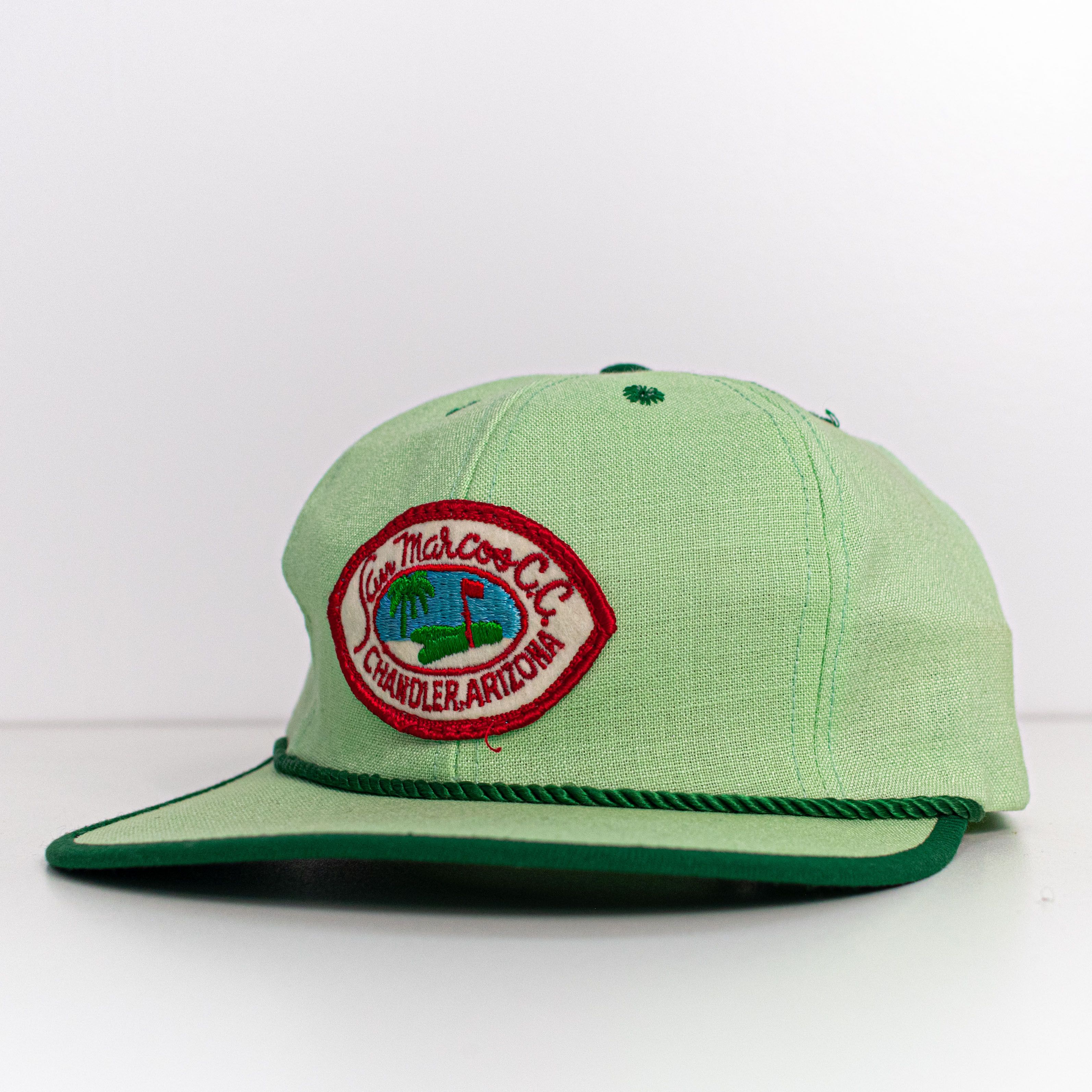 Vintage Mariner Cap Co Golf Headwear San Marco Country Club Rope Hat ...