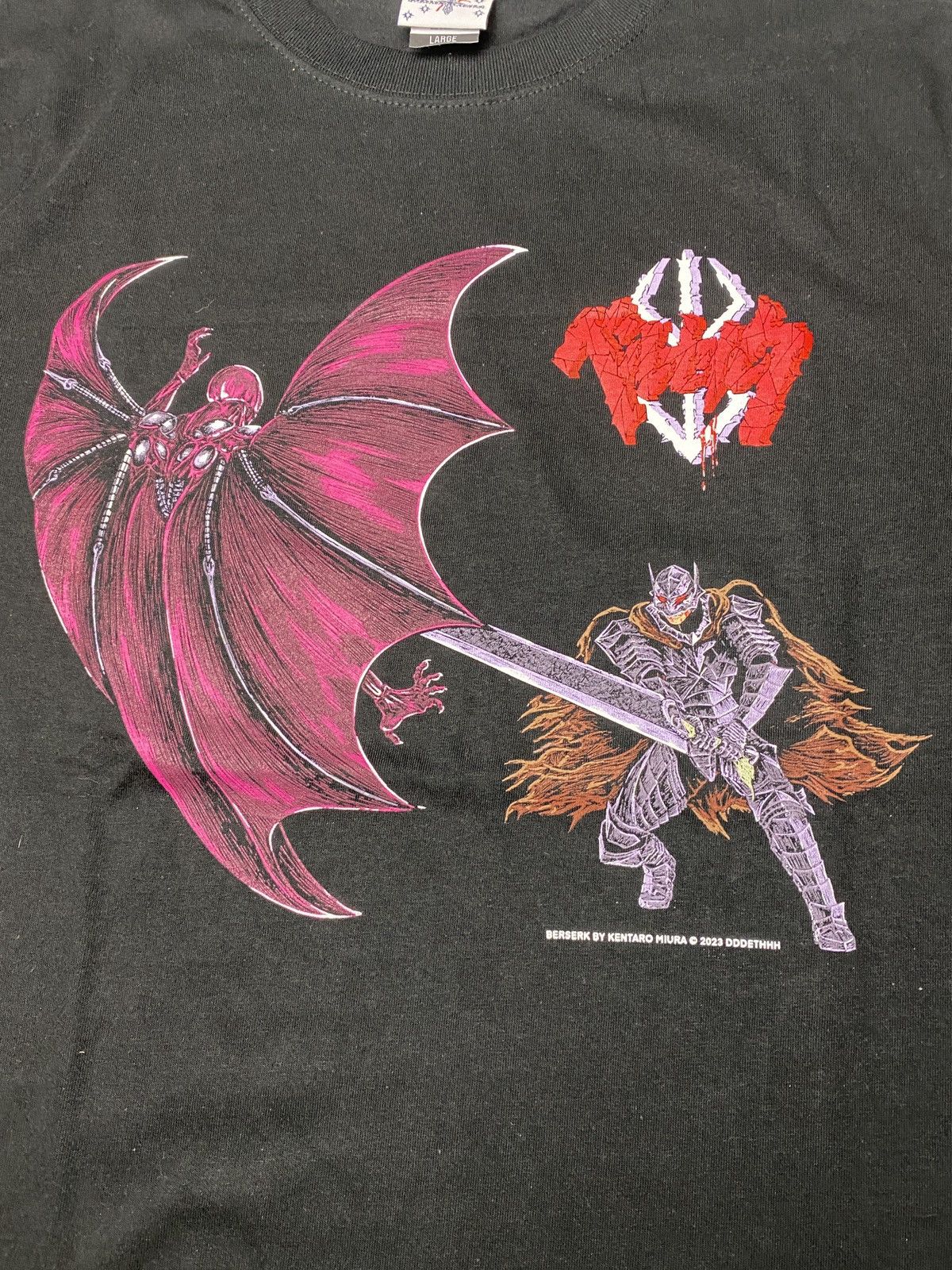 Vintage Berserk Vs Griffith Femto Anime Bootleg Shirt | Grailed