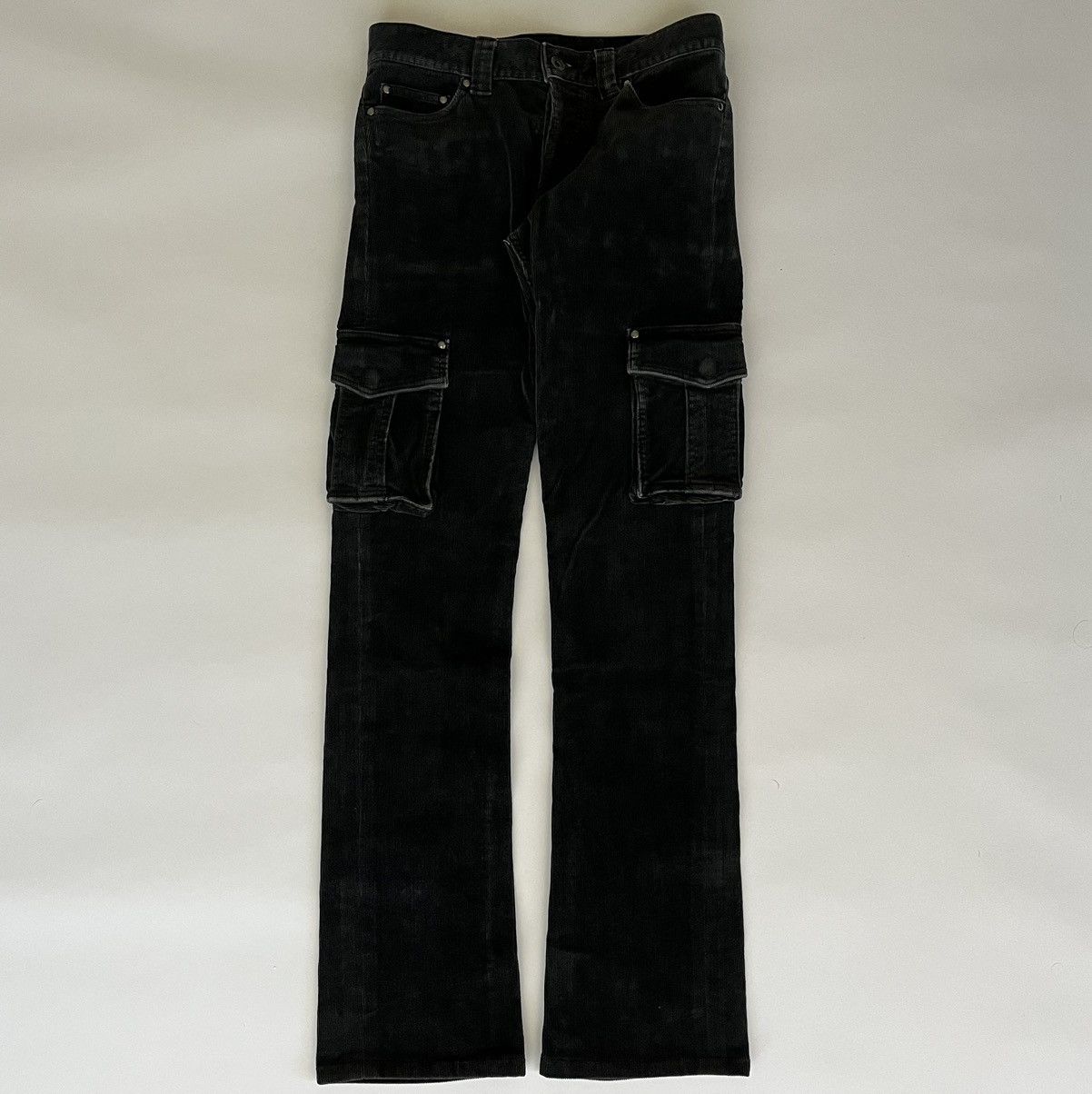 Shellac Shellac Flared 3D Cargo Pocket Corduroy Pants | Grailed