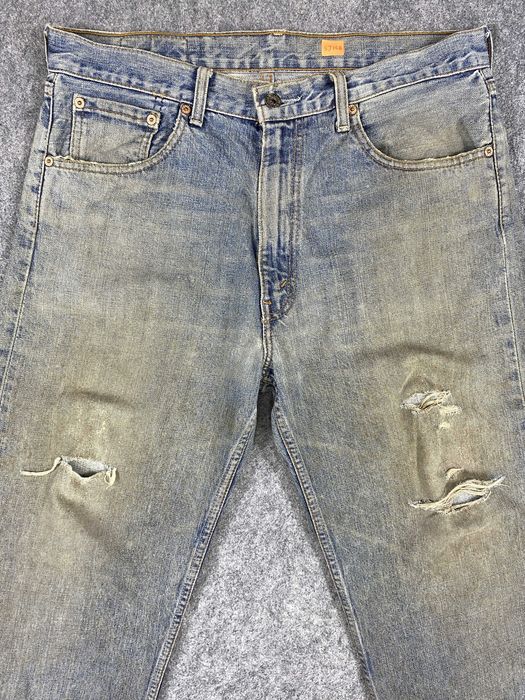 Vintage Dirty Blue Vintage Levi's 503 Jeans 34x27.5 Denim -SJ168 | Grailed