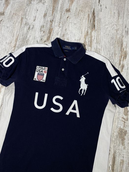 Polo Ralph Lauren Mens Vintage Polo Ralph Lauren USA Polos luxury T-shirt tee | Grailed