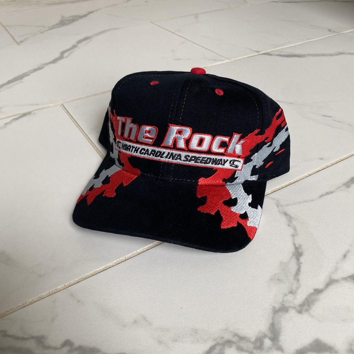 Vintage Vintage 1990s 90s The Rock Rockingham NC Speedway Hat NASCAR ...