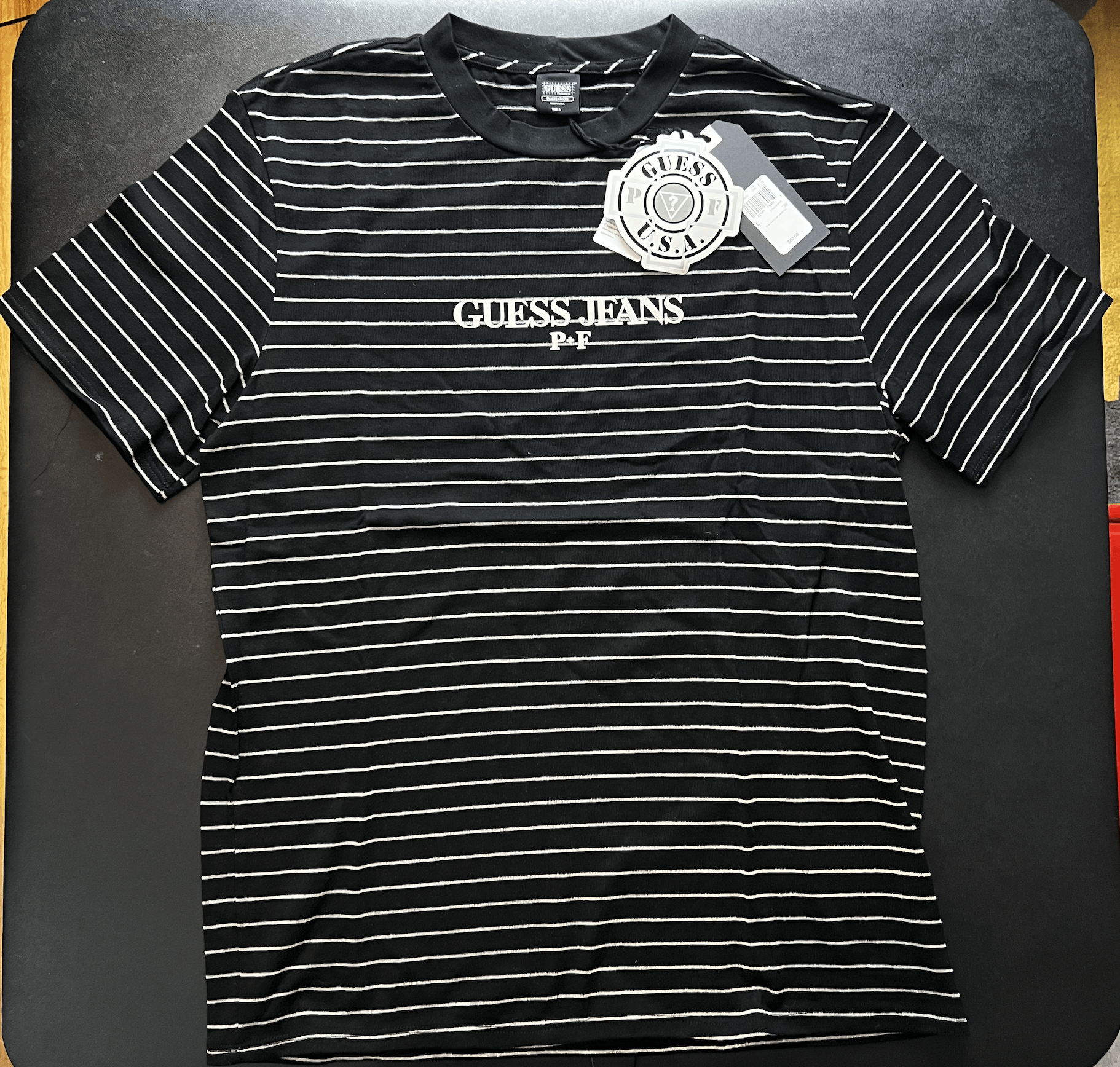 Guess Guess x Places + Faces Striped Black 3M ComplexCon 2018 | Grailed