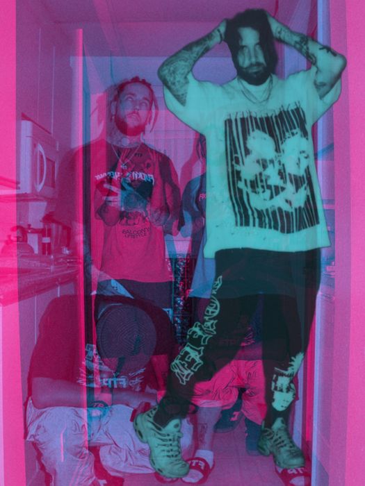 Streetwear G59 x Chetta x Sin Krewe DRACULA DAMAGED CEMENT SHIRT | Grailed