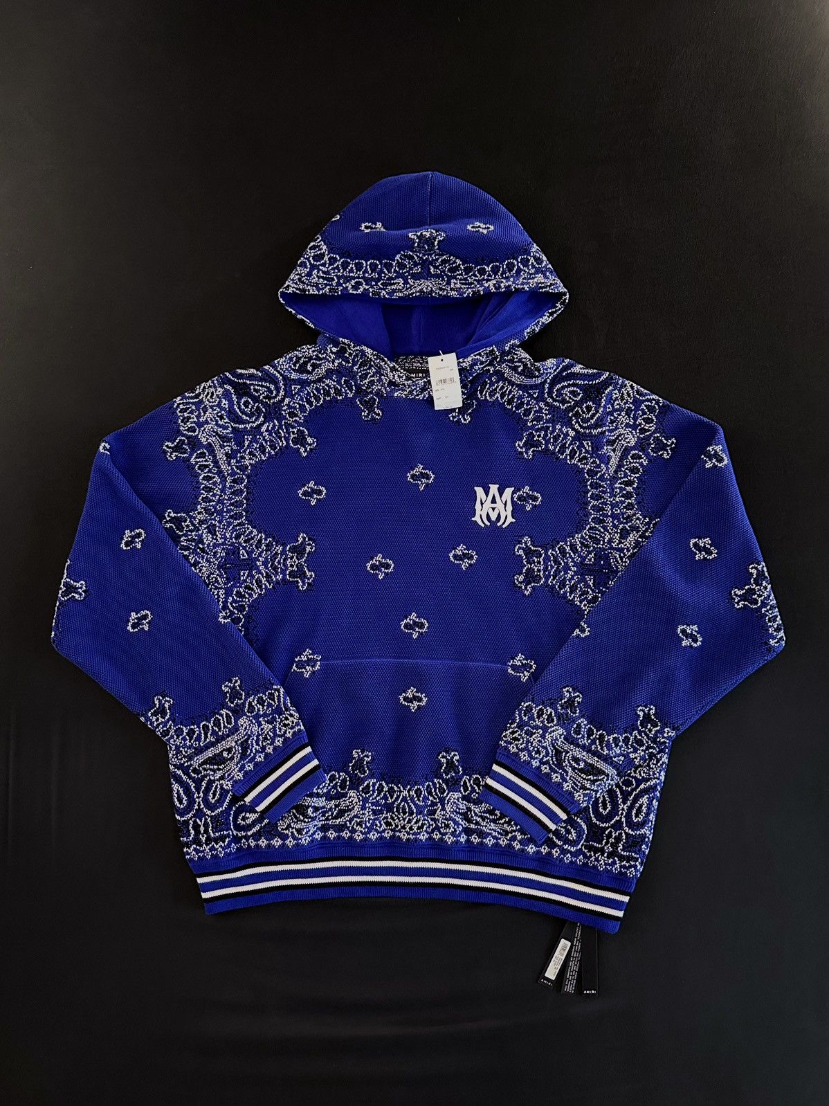 Amiri Amiri Cashmere Bandana Blend Hoodie | Grailed