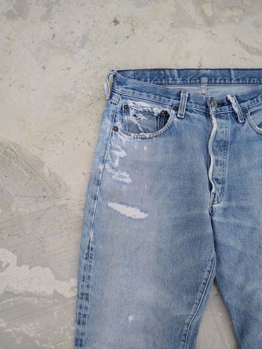 Vintage Vintage 80s Levis 501 Redline #555 Selvedge Jeans | Grailed