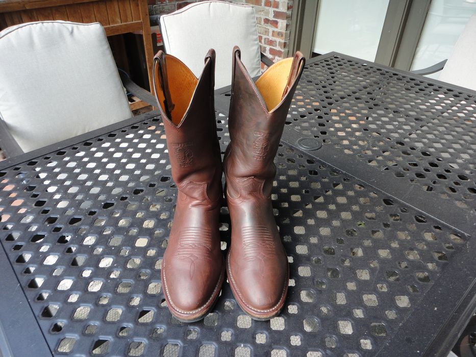 Chippewa CHIPPEWA Brown Leather Western Boots Size 10.5D | Grailed