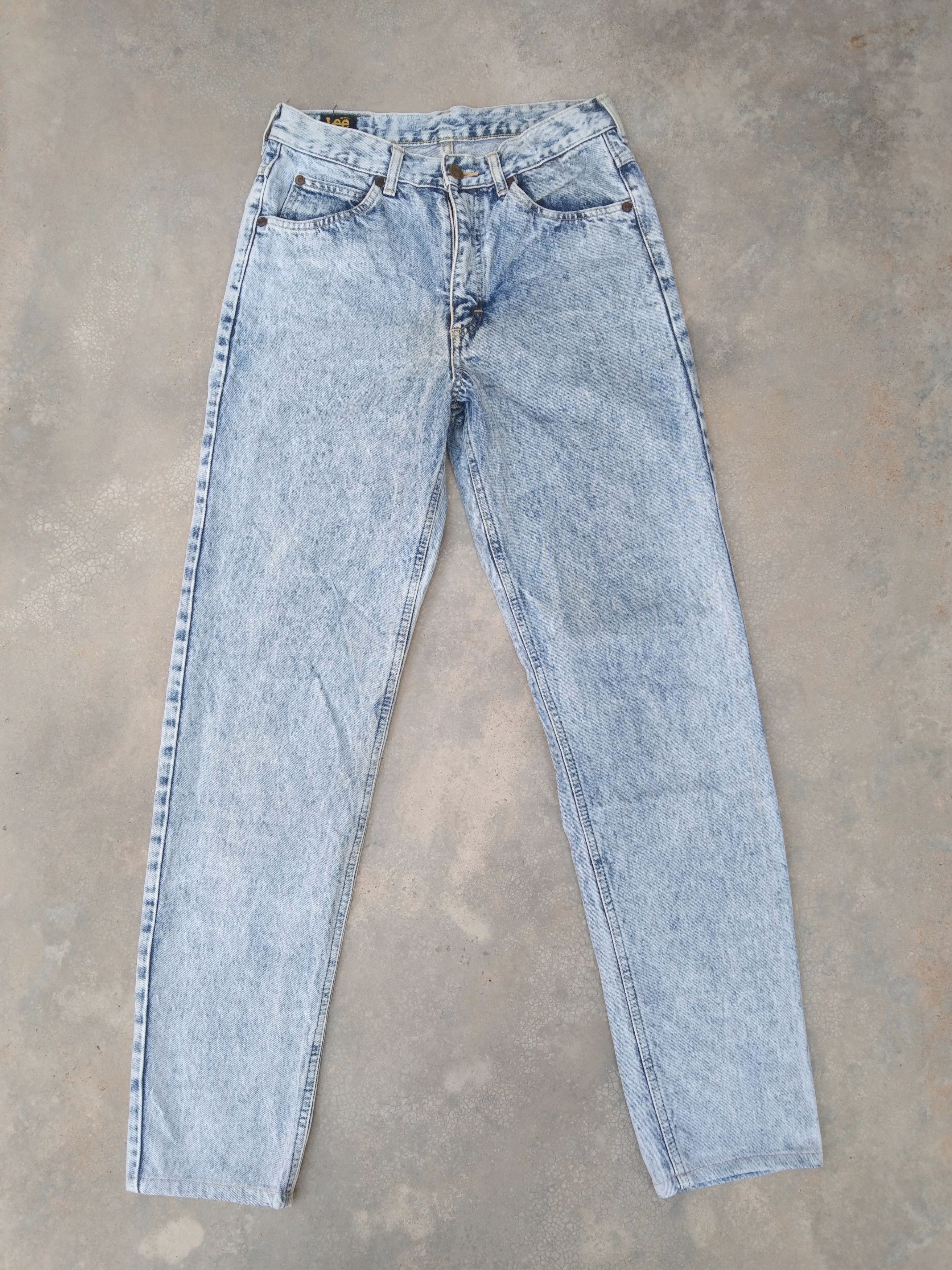 Japanese Brand × Jean × Vintage Vintage Retro Lee Riders Blue Acid Wash ...