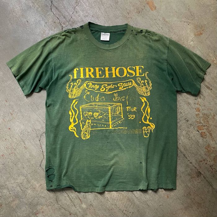 Vintage Vintage 90s fIREHOSE Forty Eight State 1993 Tour T-shirt | Grailed