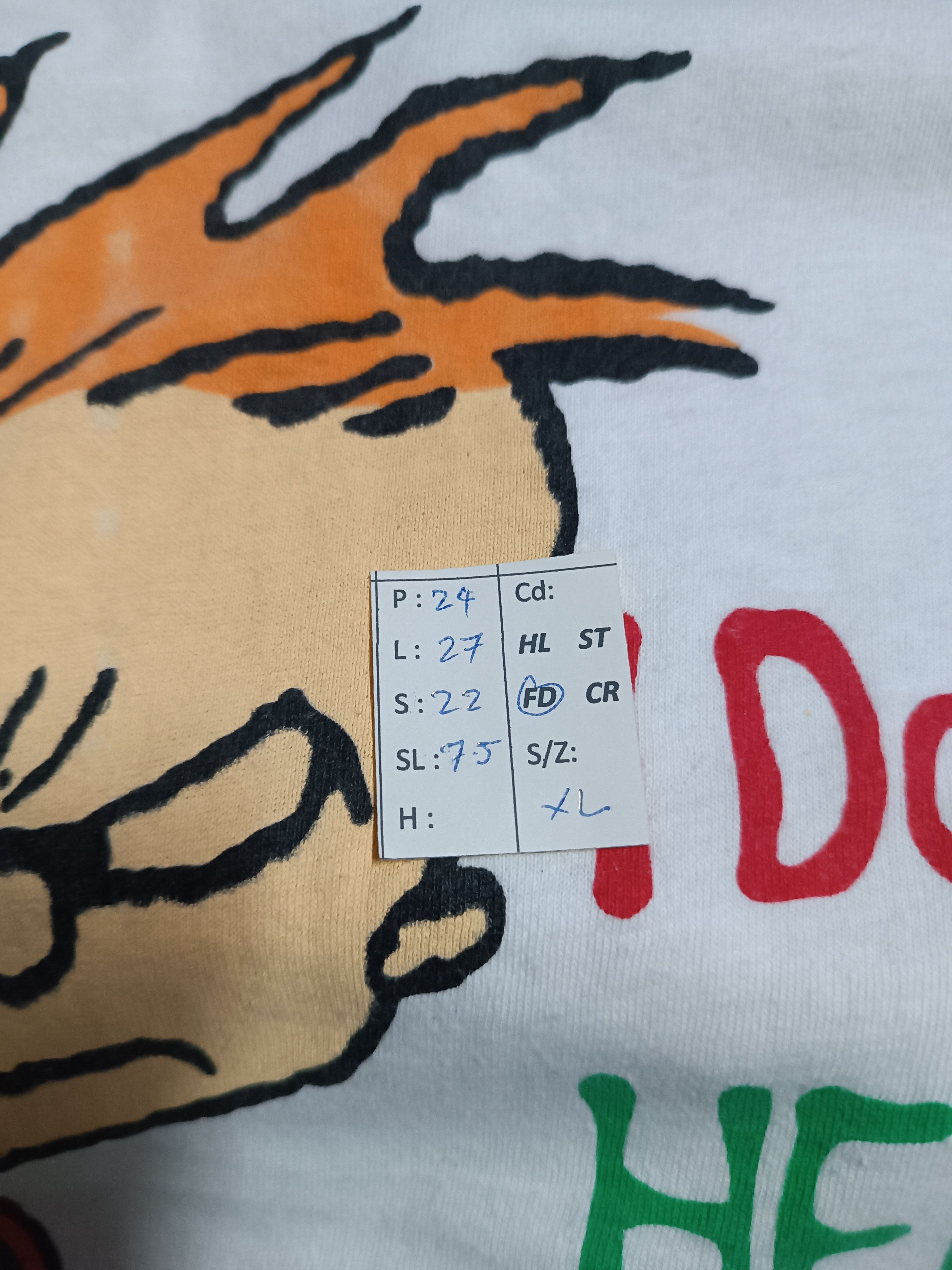 Vintage VINTAGE CALVIN & HOBBES COMICS TEE (garfield peanuts pooh ...