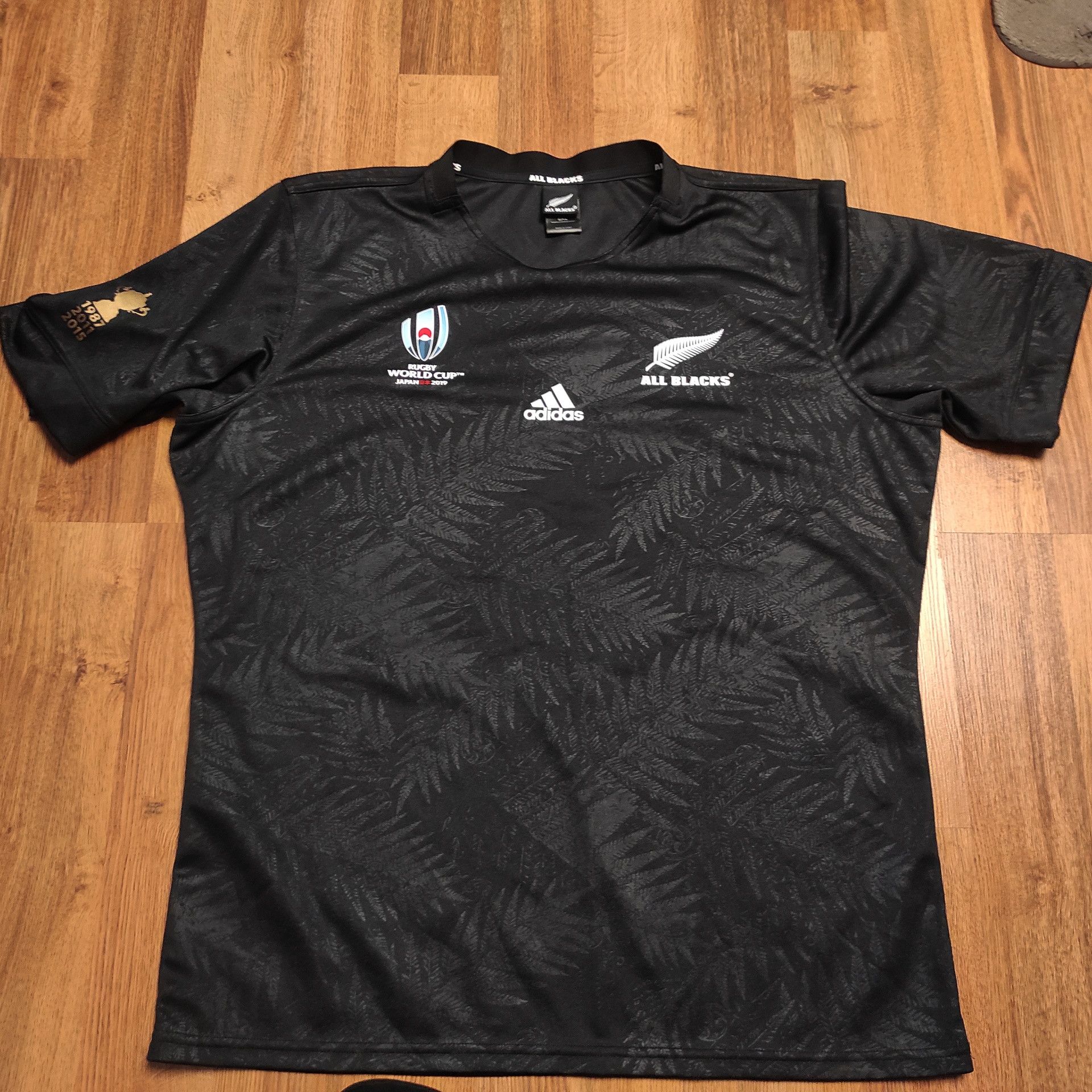 Adidas ALL BLACKS NEW ZEALAND WC 2019 JAPAN ADIDAS RUGBY SHIRTS | Grailed