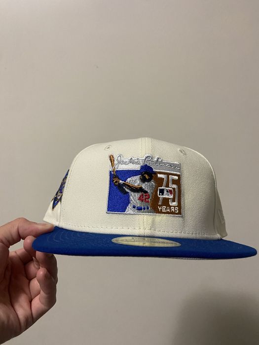 New Era New era jackie robinson ivory fitted hat 7 1/4 | Grailed