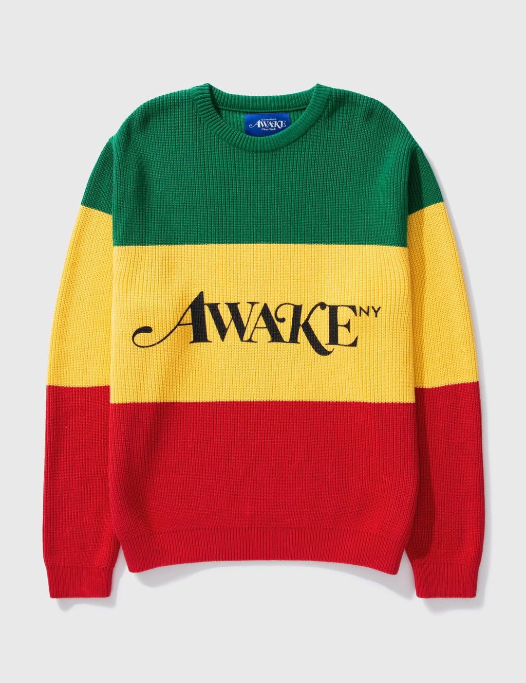 Awake NY × Streetwear Awake NY Multicolor Blessings Rasta Knit Sweater ...