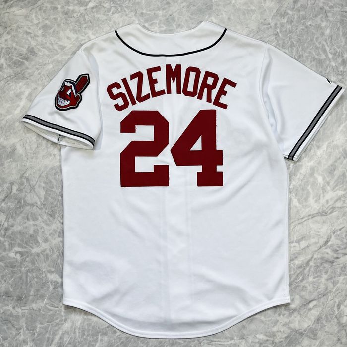 Vintage VTG 00s MLB CLEVELAND INDIANS GRADY SIZEMORE JERSEY MAJESTIC | Grailed