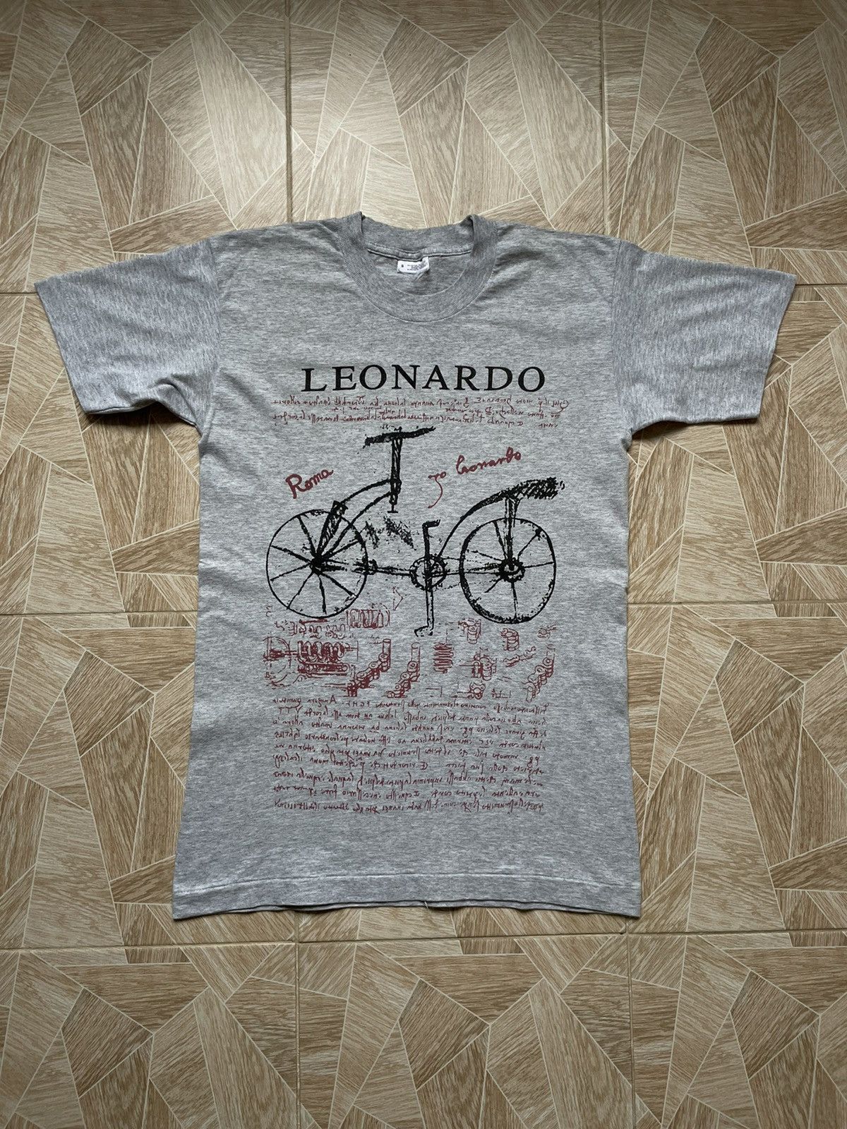 Band Tees × Vintage Rare Vintage Leonardo Da Vinci Bicycle Inventions ...