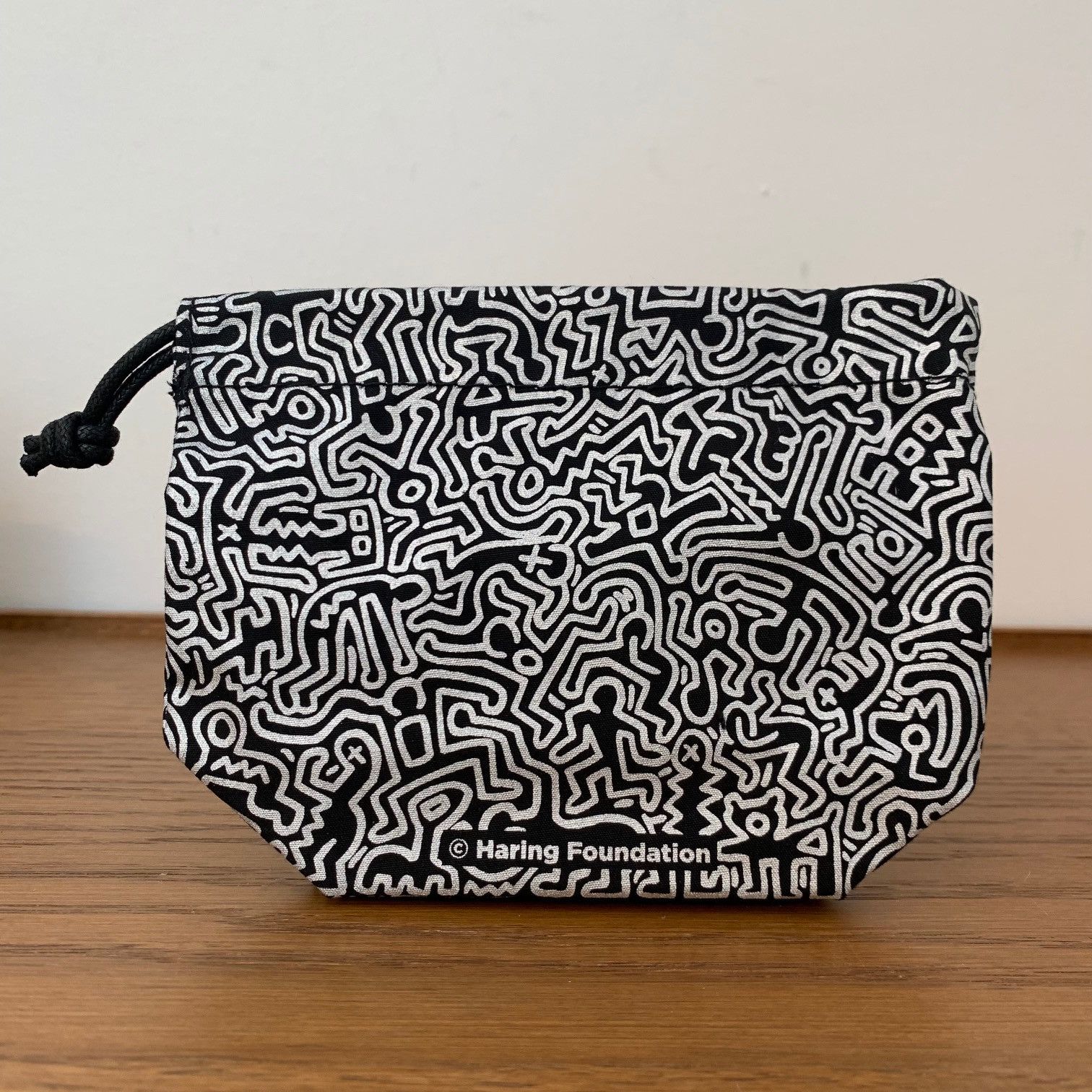 Keith Haring Rare KEITH HARING Foundation NYC SURE Condom Bag / Pouch ...
