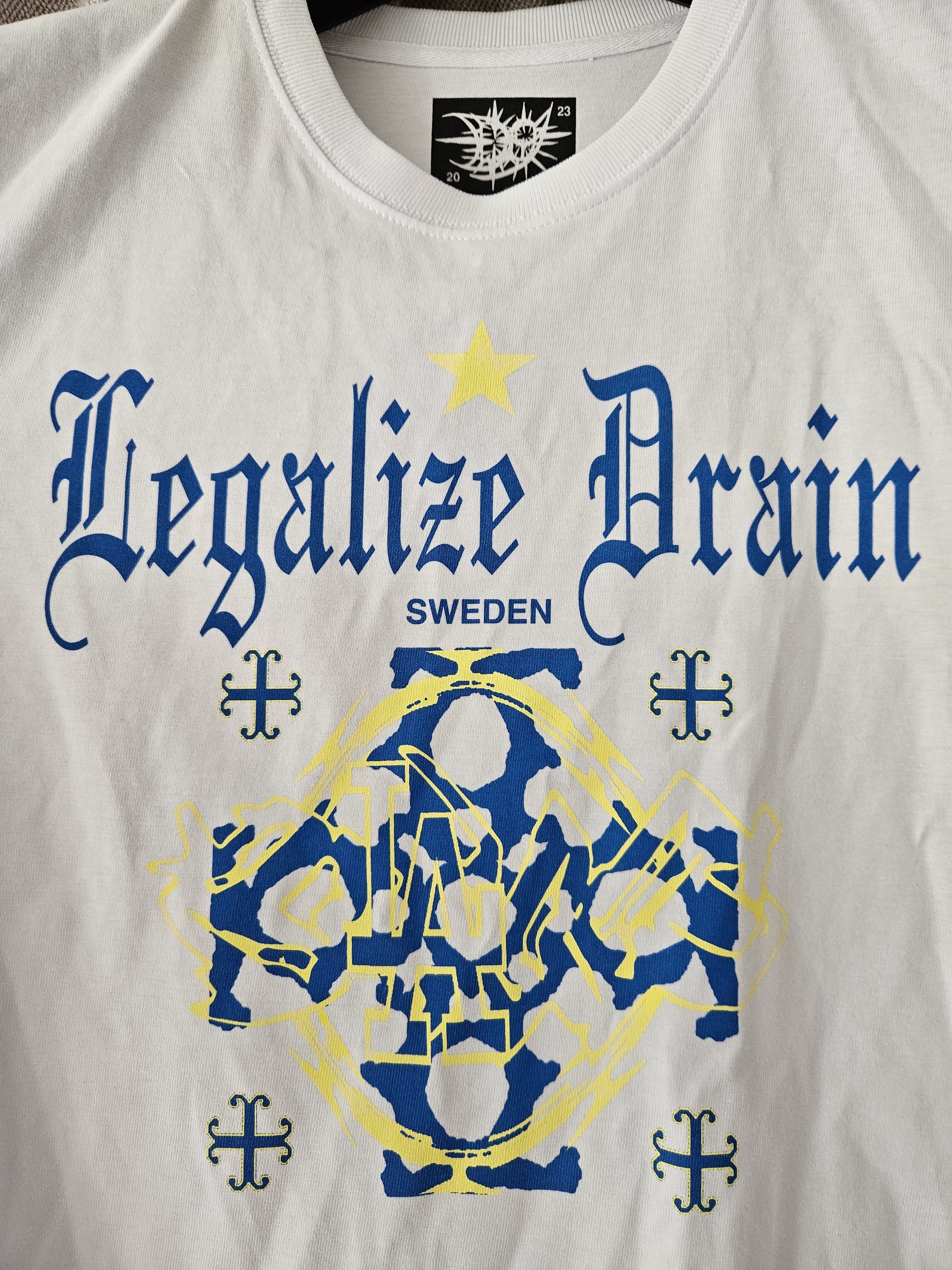 Drain Gang "Legalize drain" Wow festival exclusive tee | Grailed